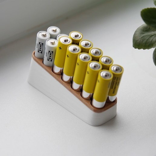 Download free 3D printing designs AAA battery holder with pad ・ Cults