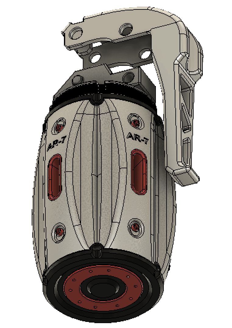 Free STL file Hand Grenade assembly model ・3D print design to download ...