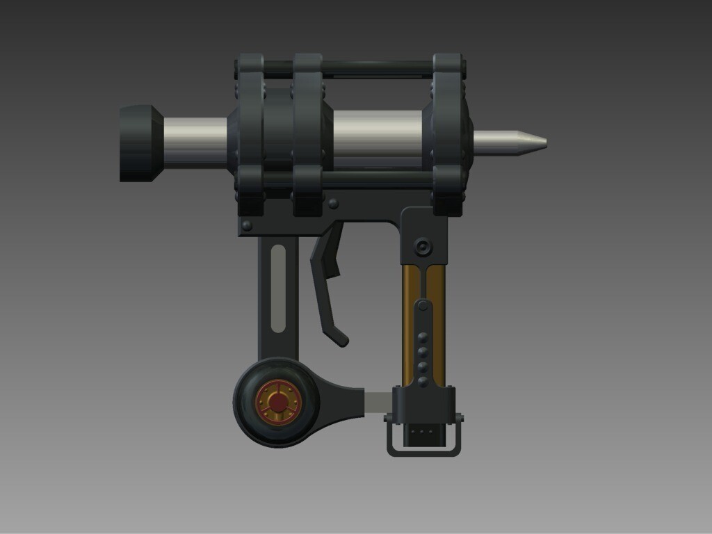 Free STL file Piercing gun - Kabaneri of the Iron Fortress・3D printer ...