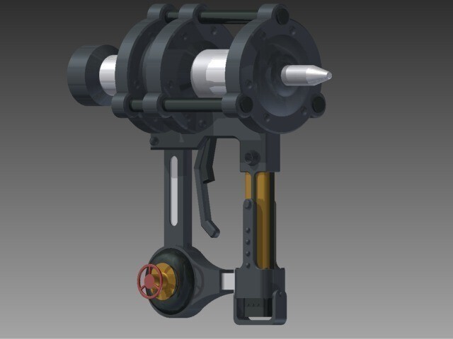 Free STL file Piercing gun - Kabaneri of the Iron Fortress・3D printer ...