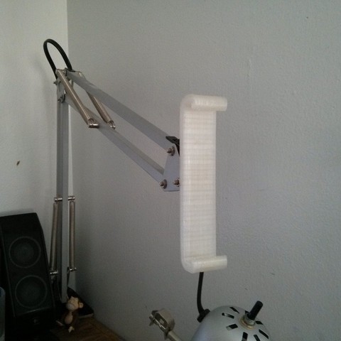 Download free STL file Nexus 7 Mount for IKEA TERTIAL Work Lamp • 3D ...