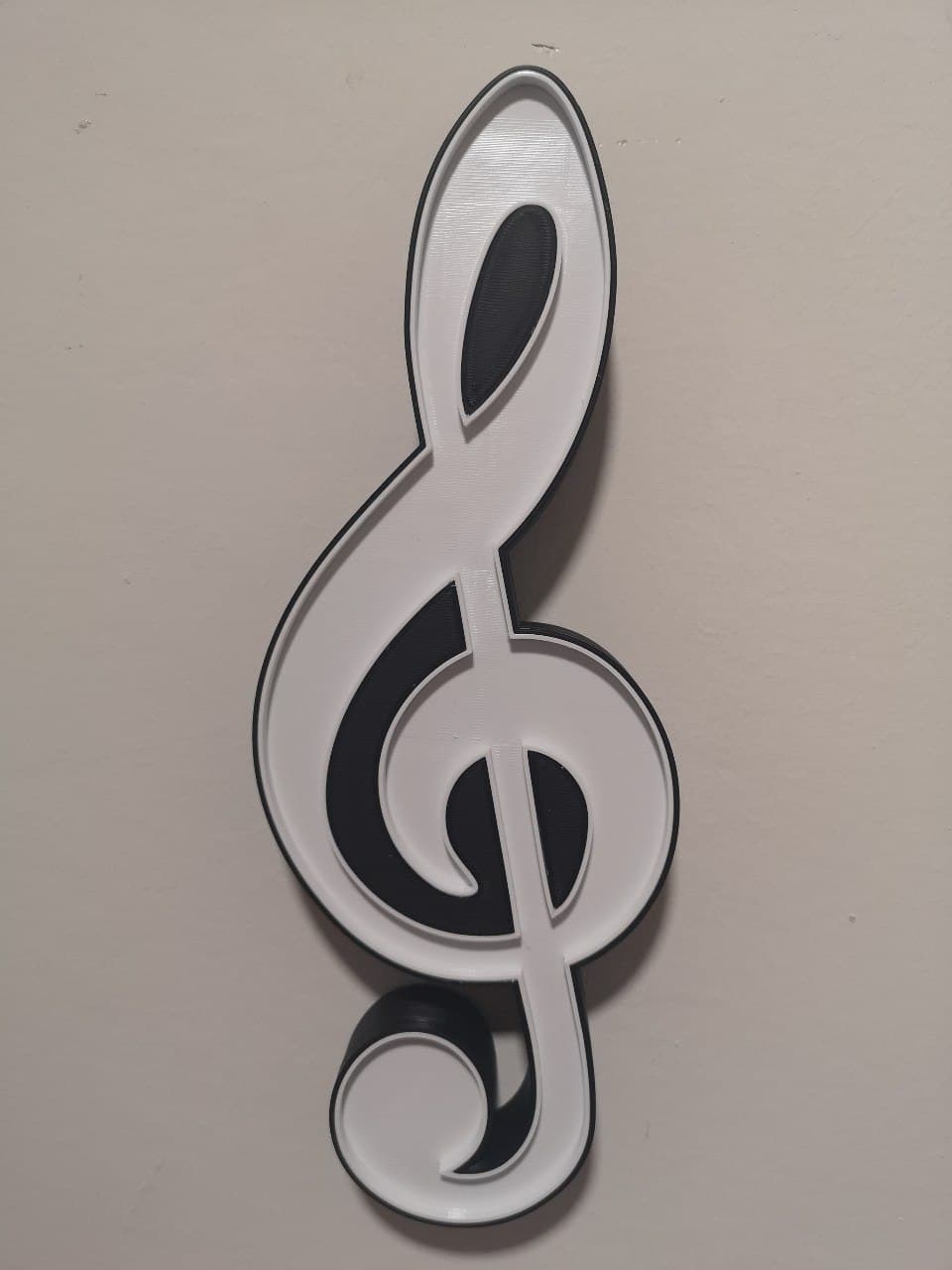 STL file TREBLE CLEF LAMP 🔦・3D printable model to download・Cults