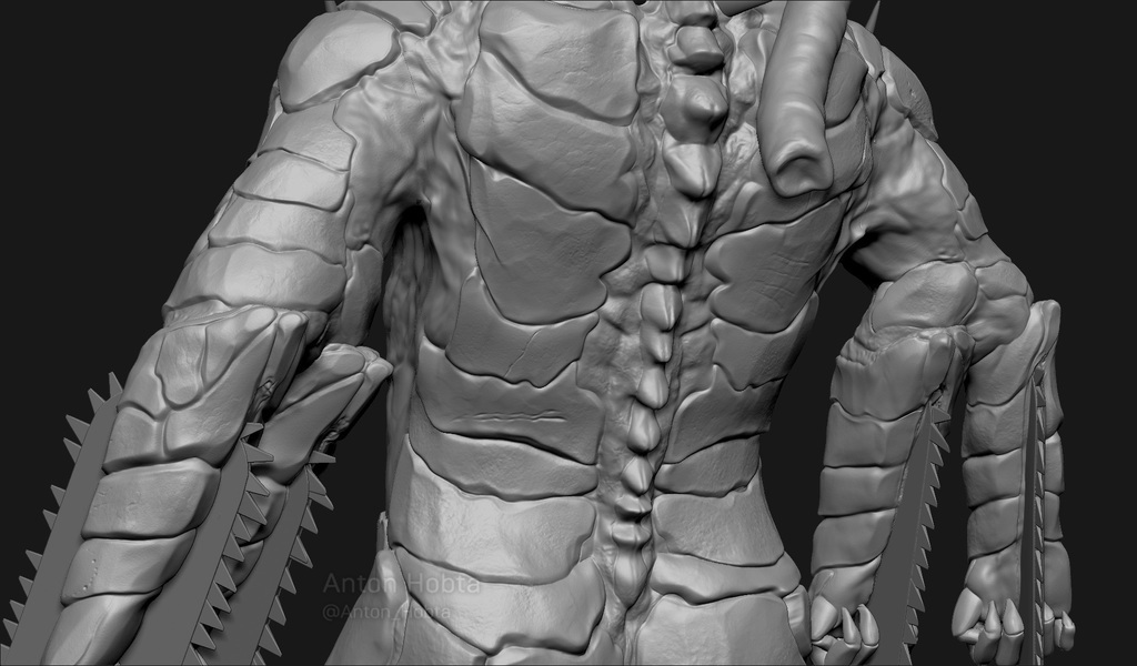Free STL file Chainsaw Man full demon form (Pose 2) 🪚・3D printable ...