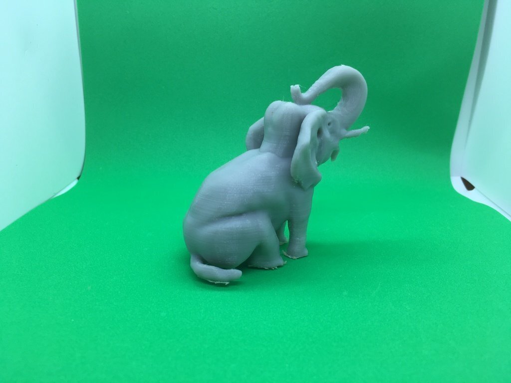 Free STL file An Elephant in a Sitting Position・Model to download and ...