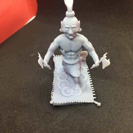 Download free 3D printer templates Air Genasi Barbarian ・ Cults