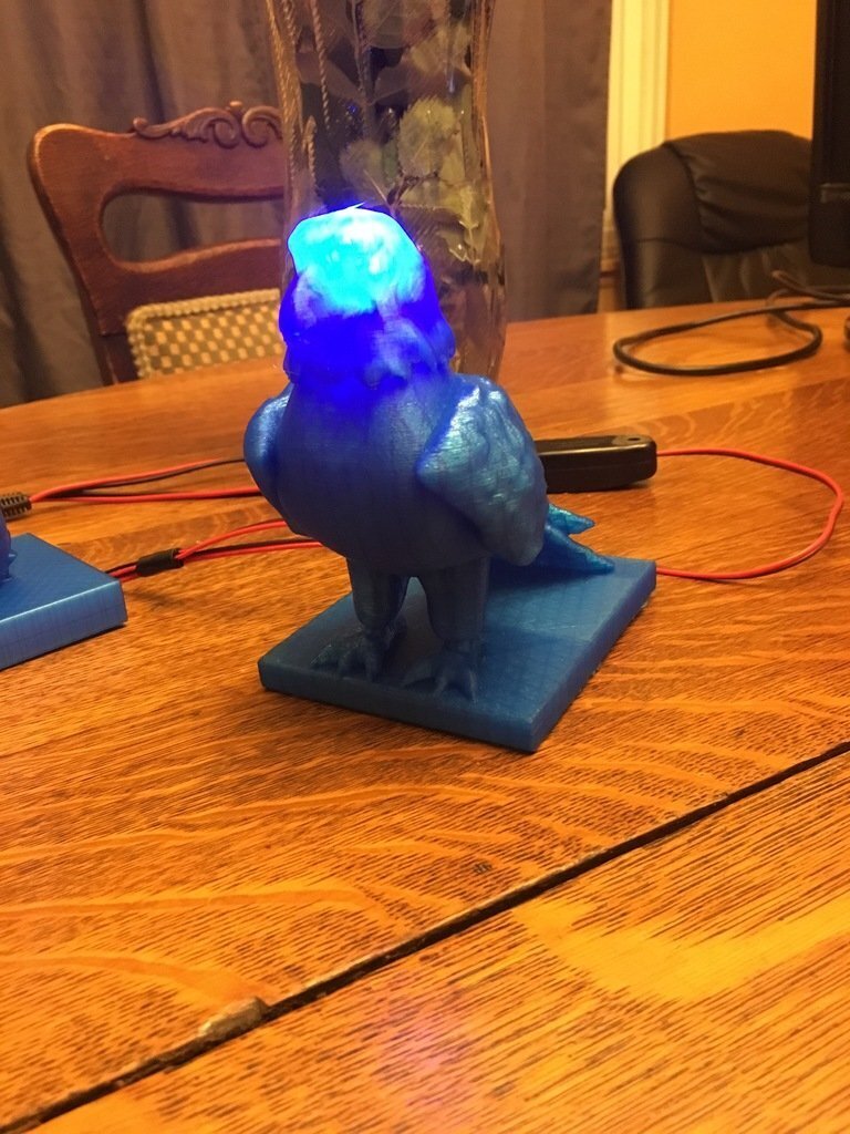 Free STL file Eagle Lamp/Nightlight 🦅・3D printing model to download・Cults