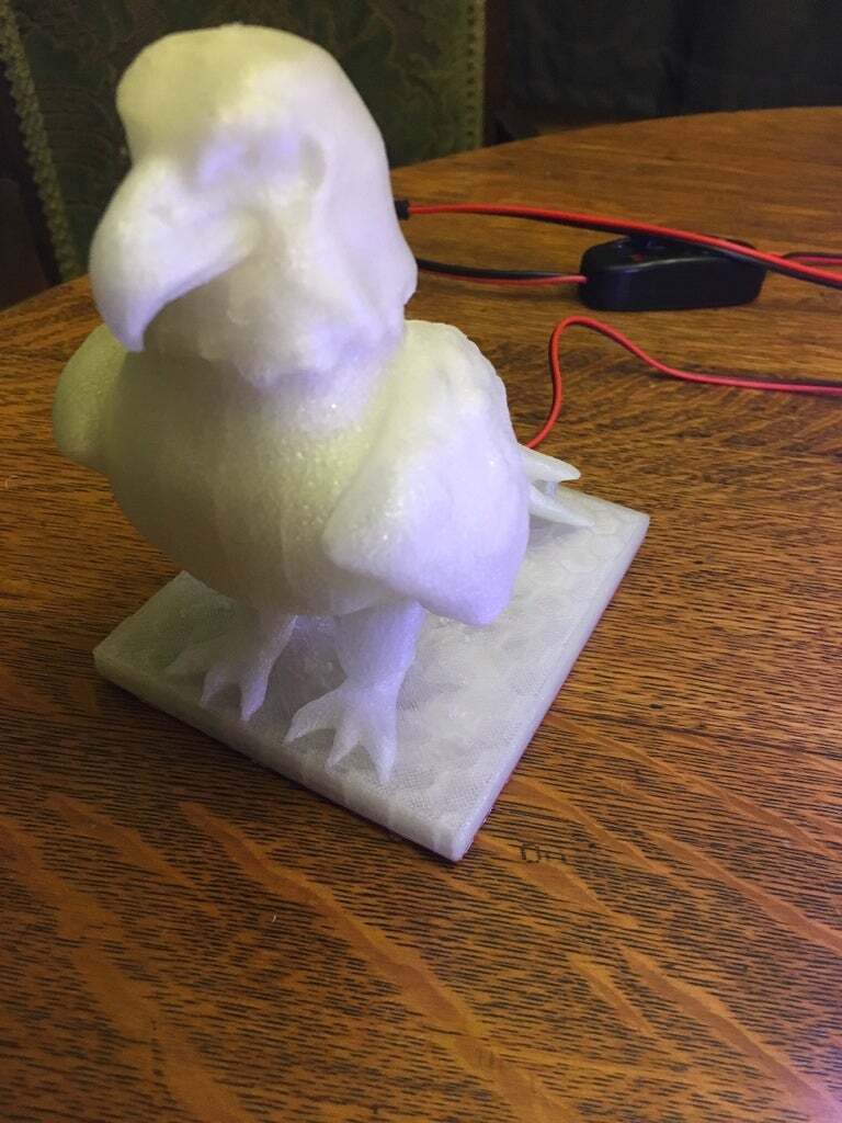 Free STL file Eagle Lamp 🦅・3D printing template to download・Cults