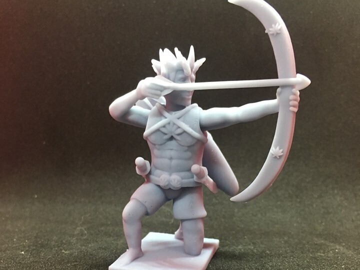Free STL file Wood Elf Ranger・3D printable design to download・Cults