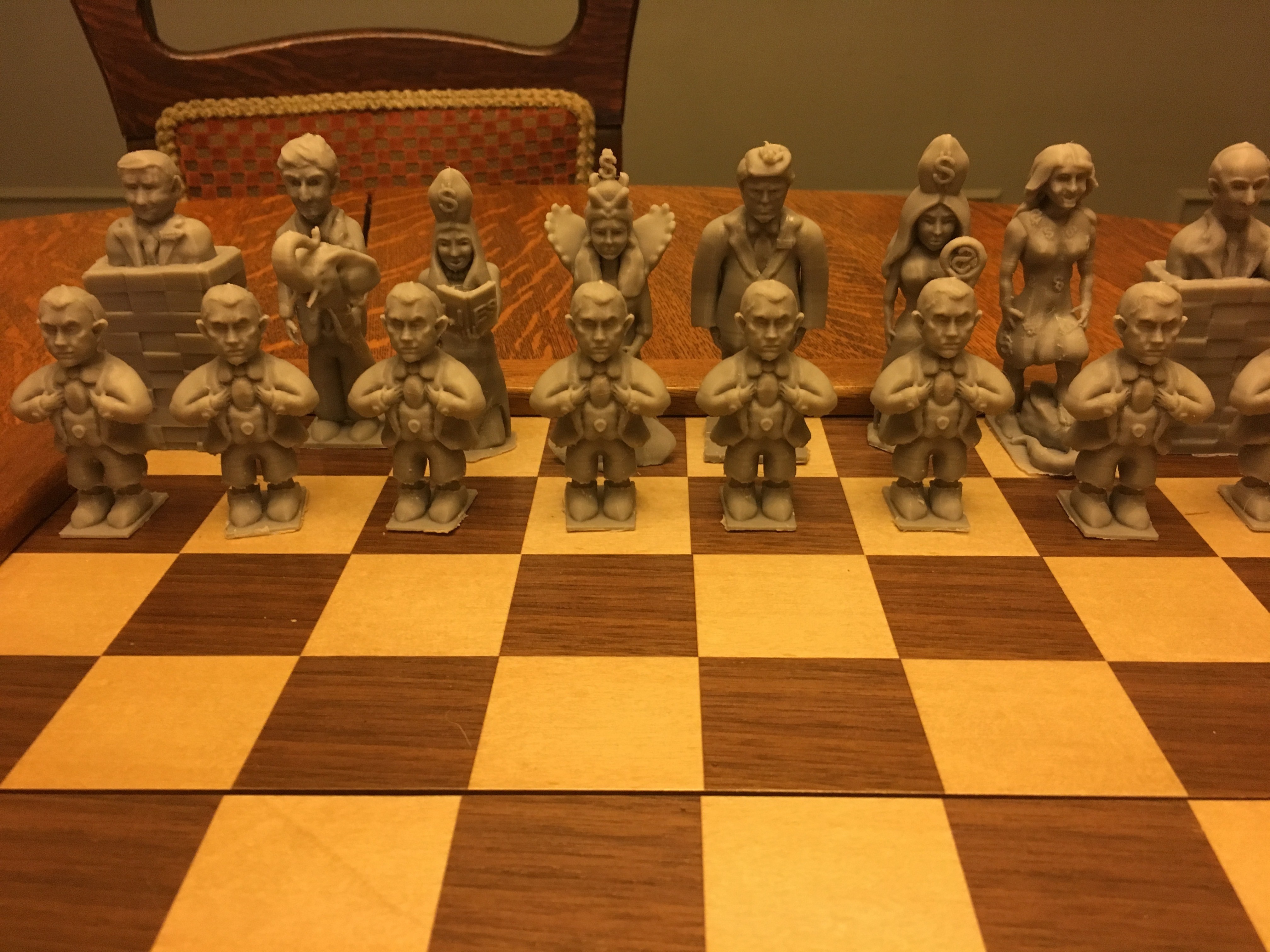 Free STL file Trump Chess ♟️・3D printable object to download・Cults