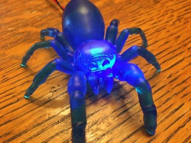 Free STL file Jumping Spider Light 🕷️・3D printing model to download・Cults