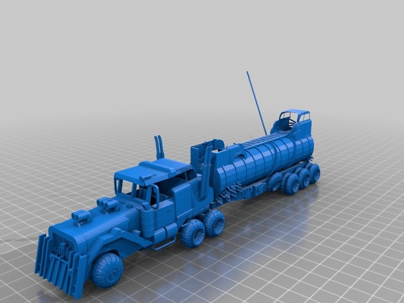 Free STL file Mad Max oil truck・Design to download and 3D print・Cults