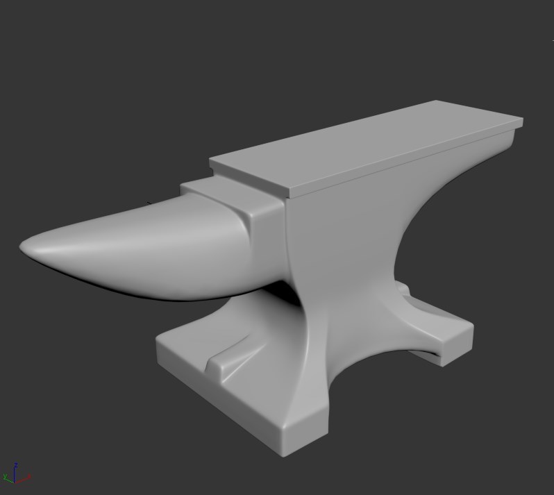 STL file Anvil 1/10 scale・3D printer model to download・Cults