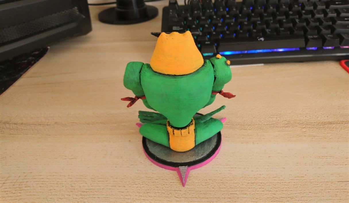 Archivo 3D Rash Battletoads meditando -Cell Phone Holder・Modelo de ...