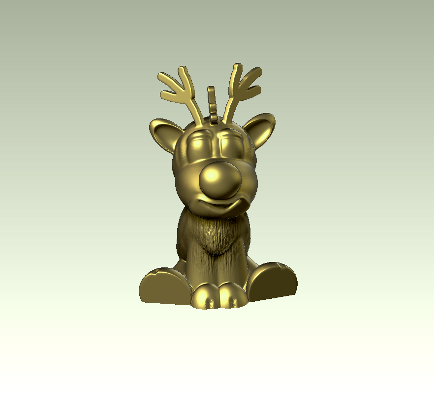 Archivo OBJ gratis Rudolf el Reno 🏠・Diseño imprimible en 3D para ...