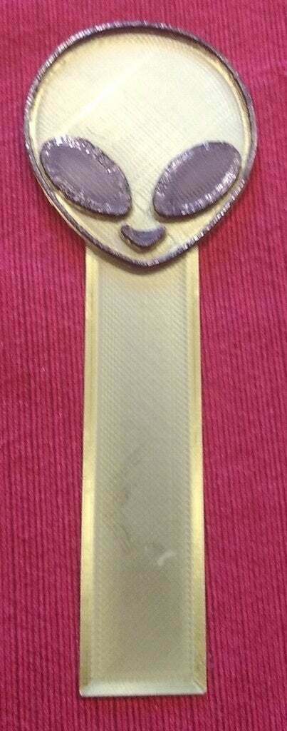 Free STL file Alien Bookmark・3D printer model to download・Cults
