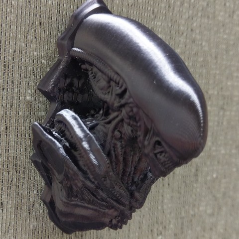 3D printed Xenomorph Bust Wall Mount ・ Cults