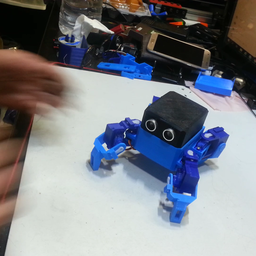 Descargar archivo 3D gratis Crear Smartphone Control Quadruped Spider ...