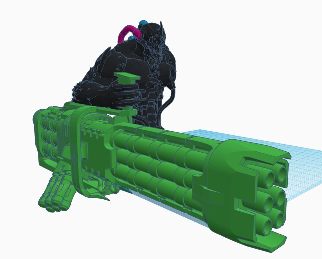 Free STL file Heavy multi blaster for heavy scorpion bois・3D printable ...