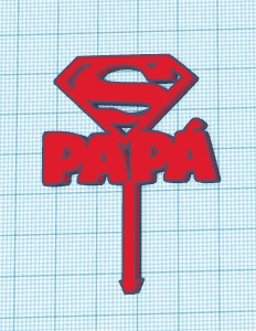 Archivo STL 3 topper mini tortas o cupcakes día del padre・Modelo para ...