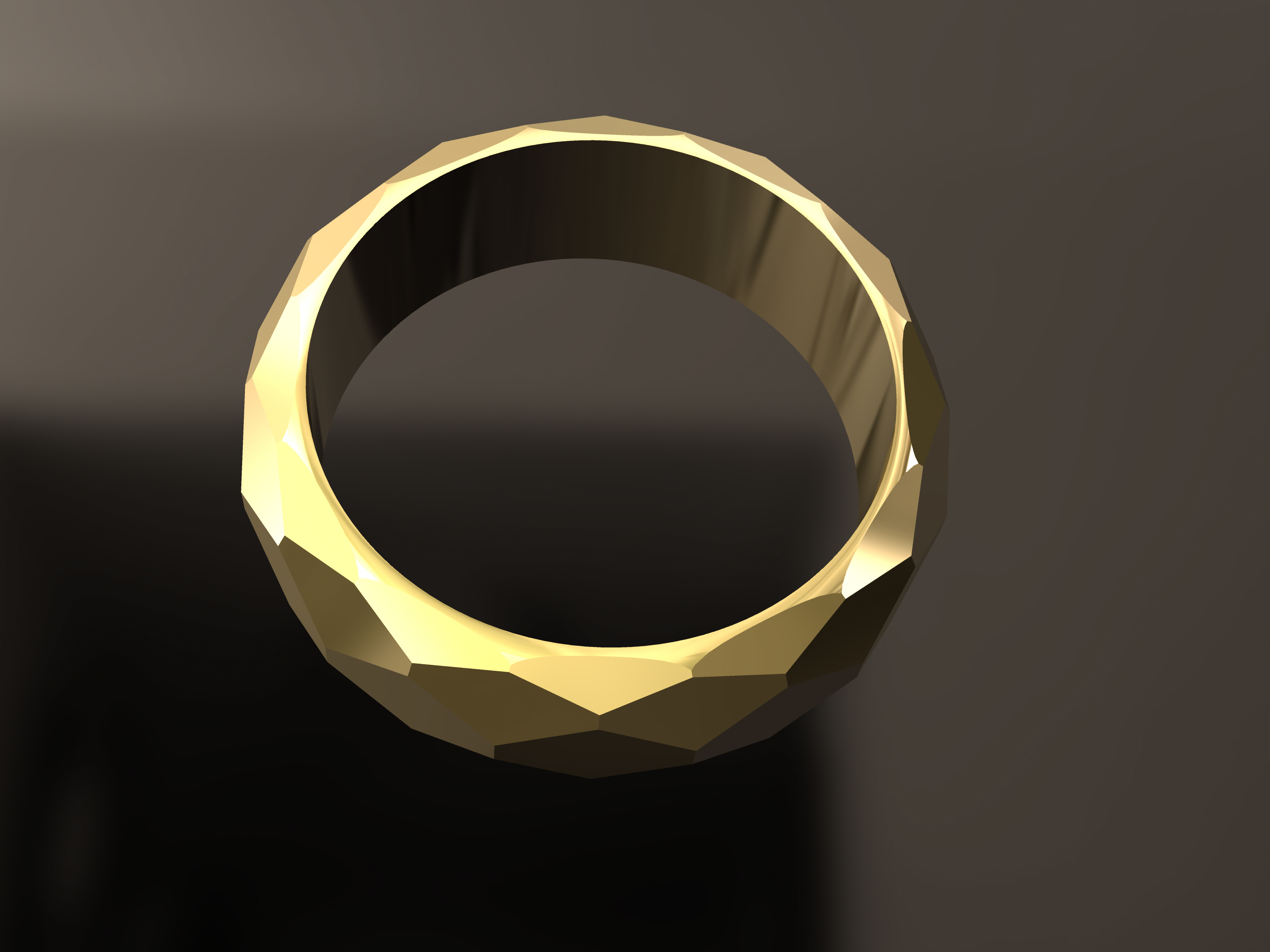STL file Faced Ring・3D printable design to download・Cults