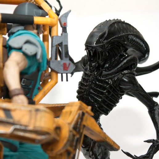 3D printing DIY Alien vs. Power Loader fight with LED lights ・ Cults