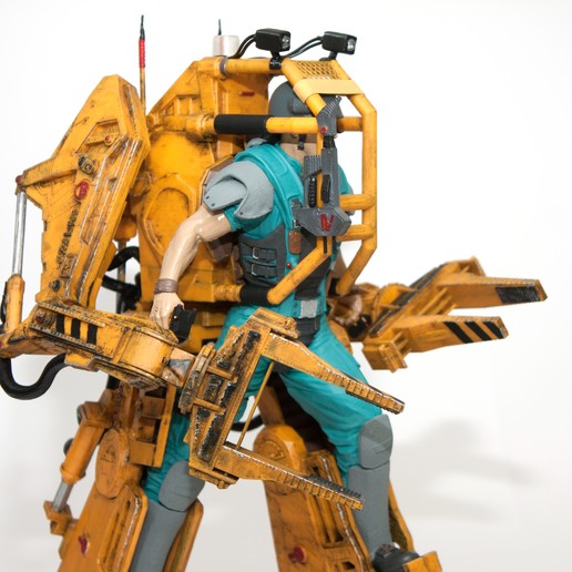 3D printing DIY Alien vs. Power Loader fight with LED lights ・ Cults