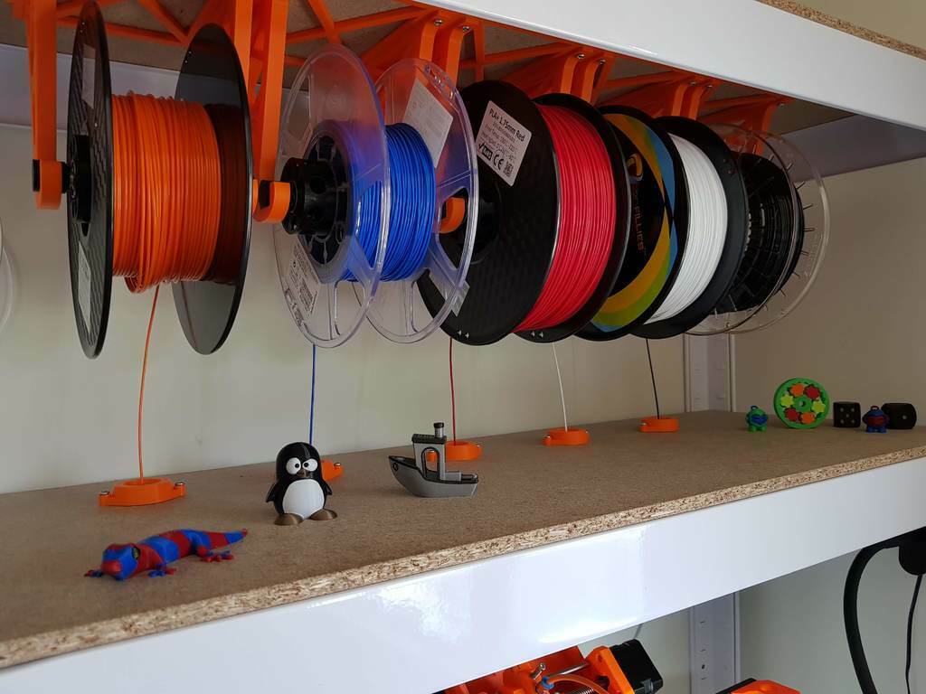 Free 3D file Auto-Rewind Spool Holder (remake for MMU under shelf ...