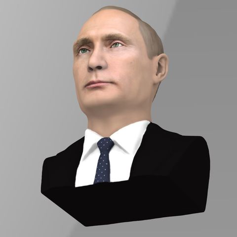 Download 3D model Vladimir Putin bust ready for full color 3D printing ...