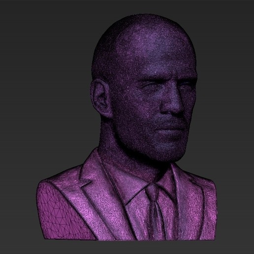 Download STL file Jason Statham bust 3D printing ready stl obj formats ...