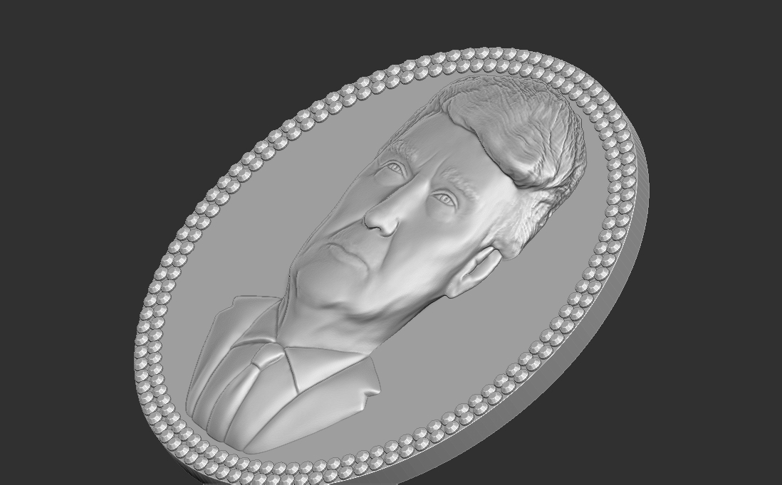 STL file Donald Trump medallion pendant 3D printing ready stl obj・3D ...