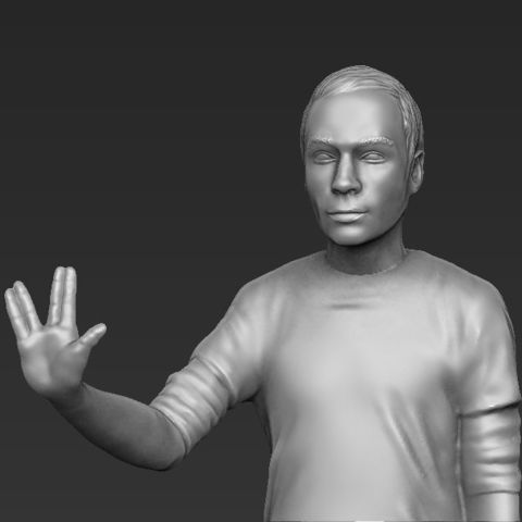 Download STL Sheldon Big Bang Theory 3D printing ready stl obj ・ Cults