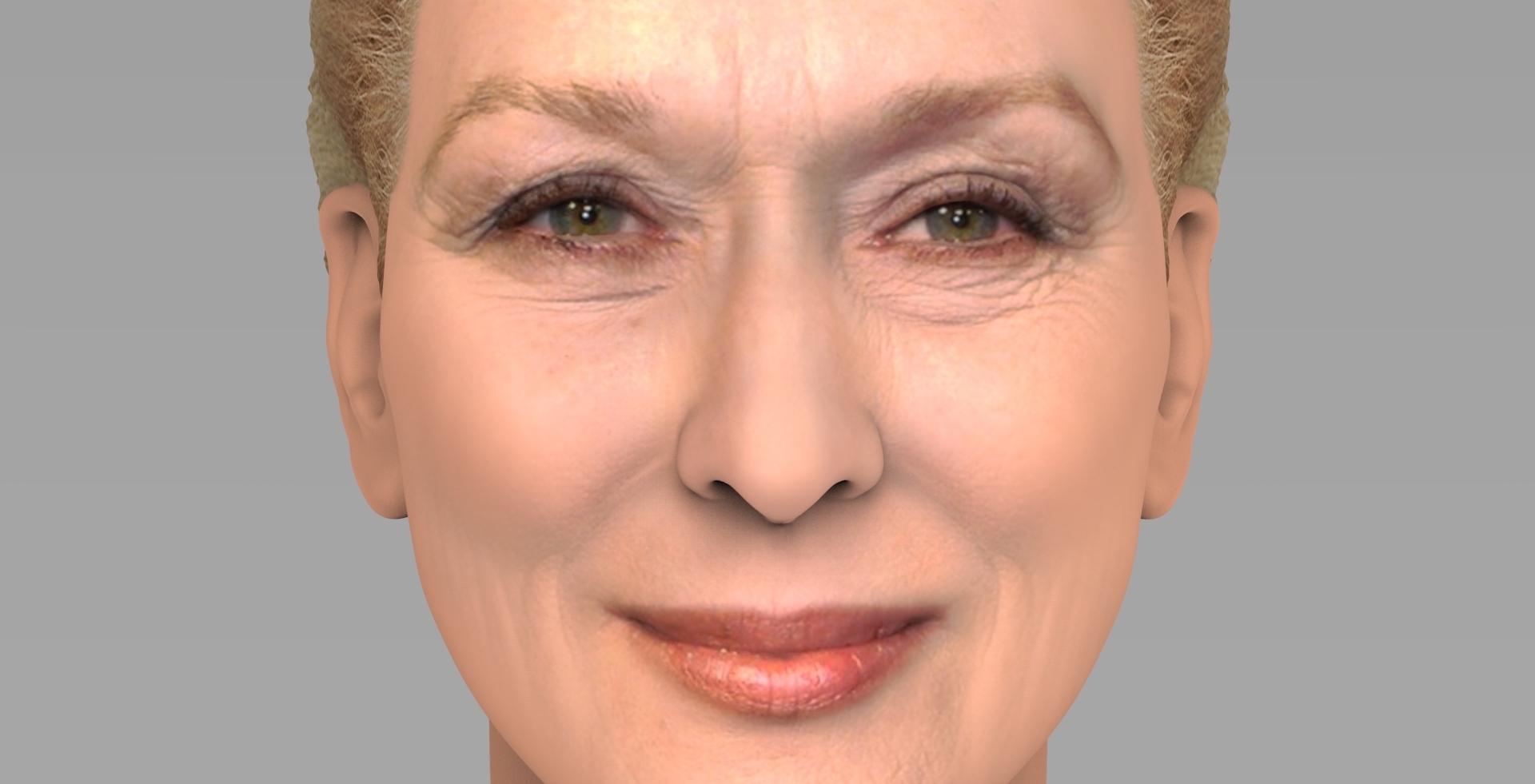 3D file Meryl Streep bust ready for full color 3D printing 👤・3D print ...