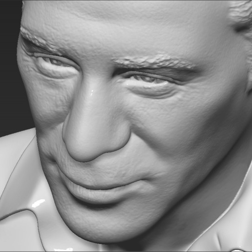 Download STL file Cosmo Kramer from Seinfeld bust 3D printing ready stl ...