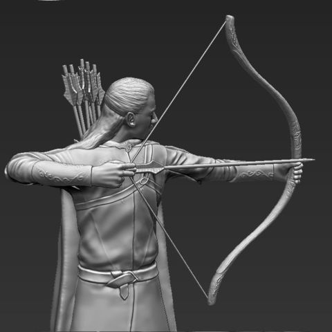 Download STL file Legolas The Lord of the Rings 3D printing ready stl ...