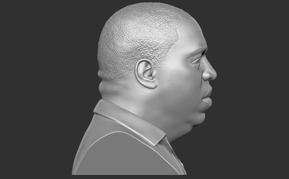 3D file The Notorious B.I.G. bust 3D printing ready stl obj formats 👤 ...