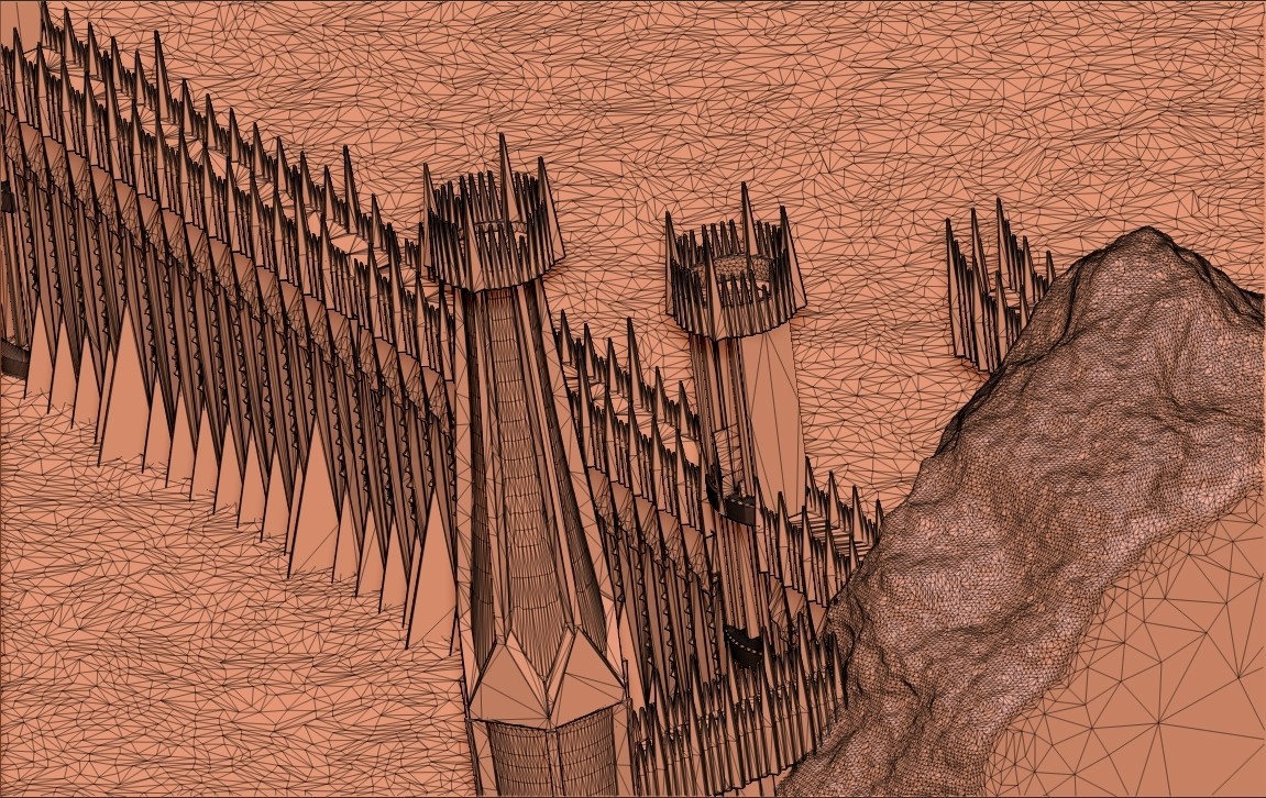 STL file The Black Gate of Mordor from The Lord of the Rings stl obj・3D ...