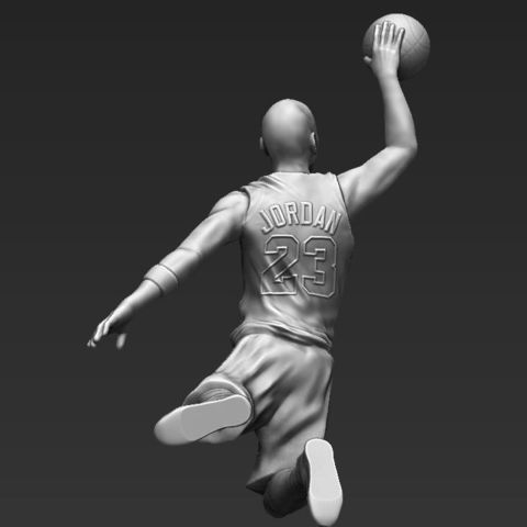 Download 3D printer model Michael Jordan 3D printing ready stl obj ・ Cults