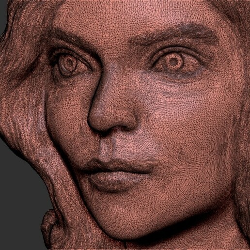 Download STL file Beth Harmon from Queens Gambit bust 3D printing ready ...