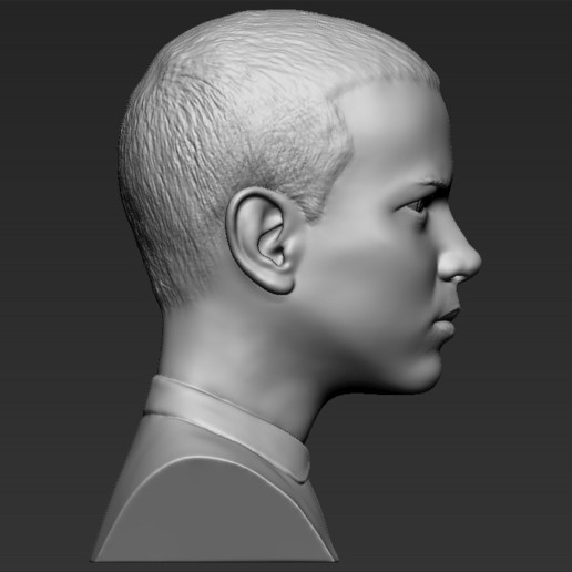 Download STL file Eleven Stranger Things bust 3D printing ready stl obj ...