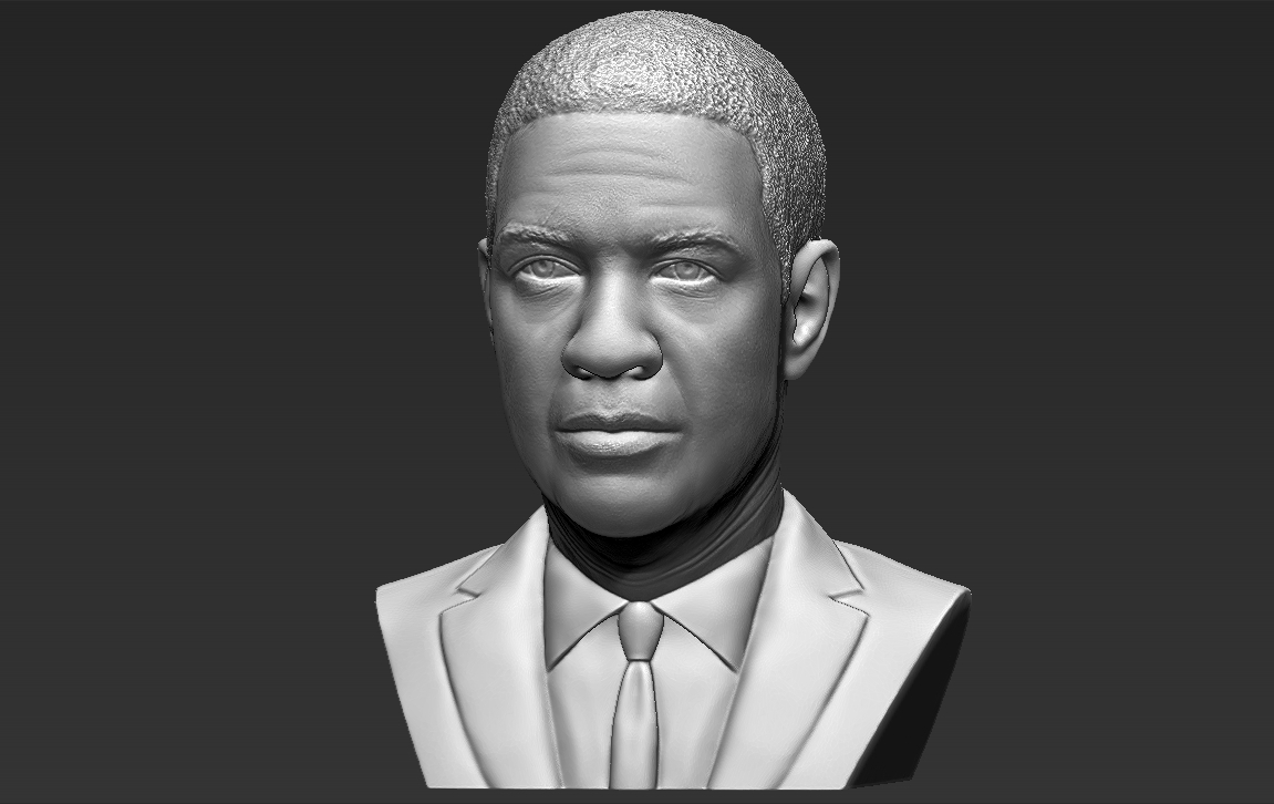 Denzel Washington Hand Print