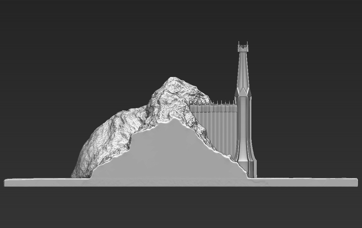STL file The Black Gate of Mordor from The Lord of the Rings stl obj・3D ...