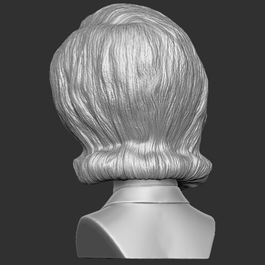 Download STL file Beth Harmon from Queens Gambit bust 3D printing ready ...