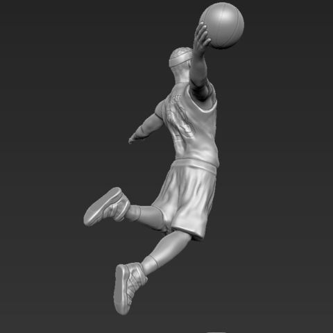 Download 3D printer files Lebron James ready for full color 3D printing ...