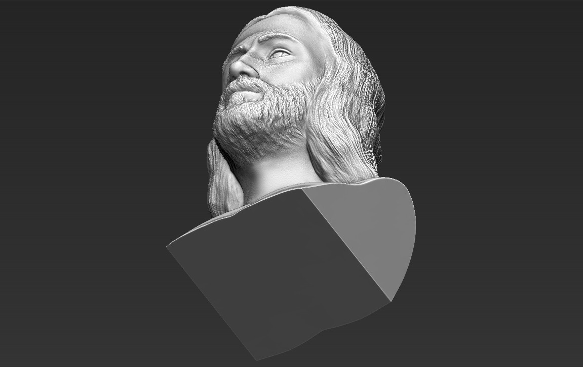 3D-Datei Jesus-Rekonstruktion auf Basis des Turiner Grabtuches 3D-Druck ...