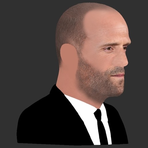 Download STL files Jason Statham bust ready for full color 3D printing ...