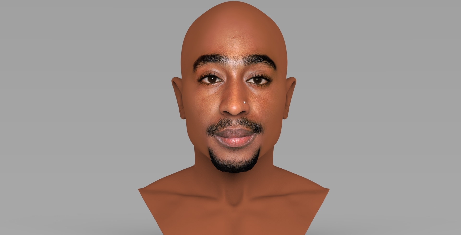 Archivo 3D El busto de Tupac Shakur listo para la impresión en 3D a ...