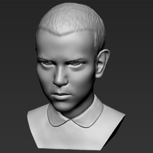 Download STL file Eleven Stranger Things bust 3D printing ready stl obj ...