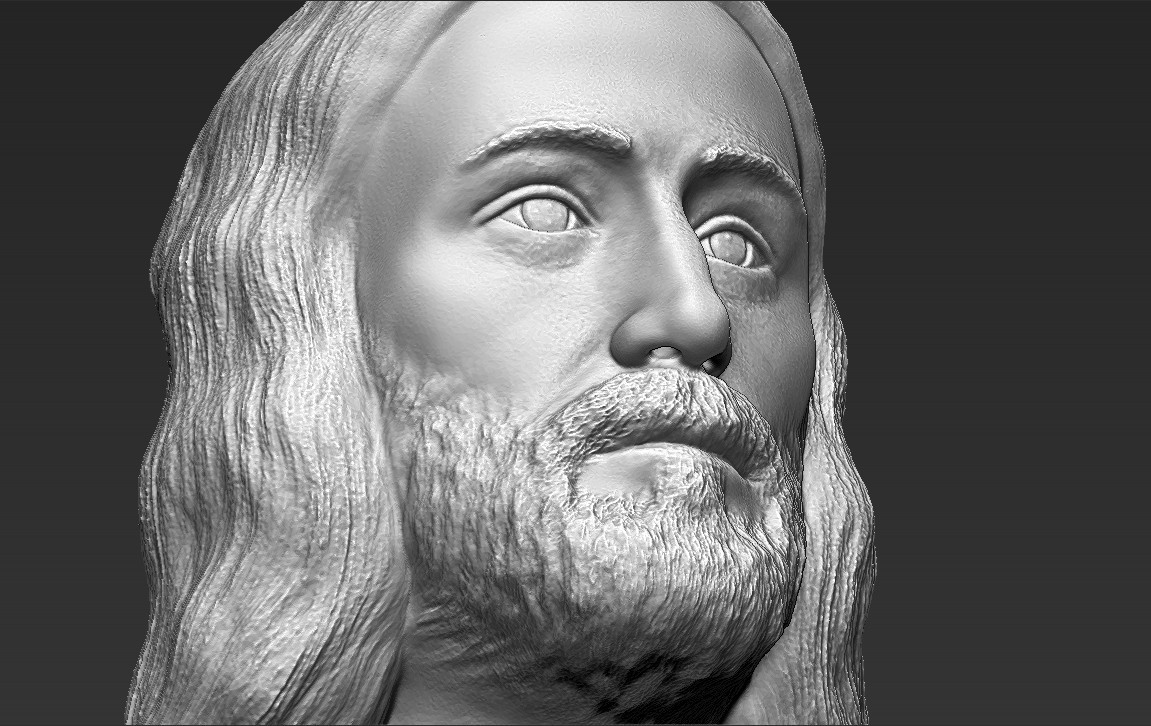 3D-Datei Jesus-Rekonstruktion auf Basis des Turiner Grabtuches 3D-Druck ...