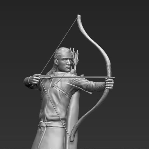 Download 3D printer designs Legolas The Lord of the Rings 3D printing ...