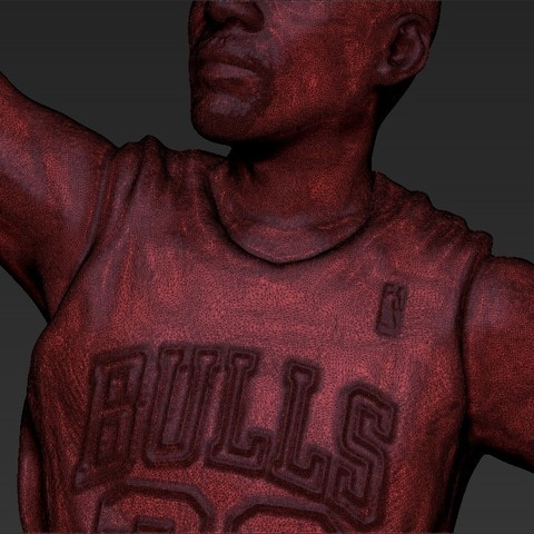 Download 3D printer model Michael Jordan 3D printing ready stl obj ・ Cults